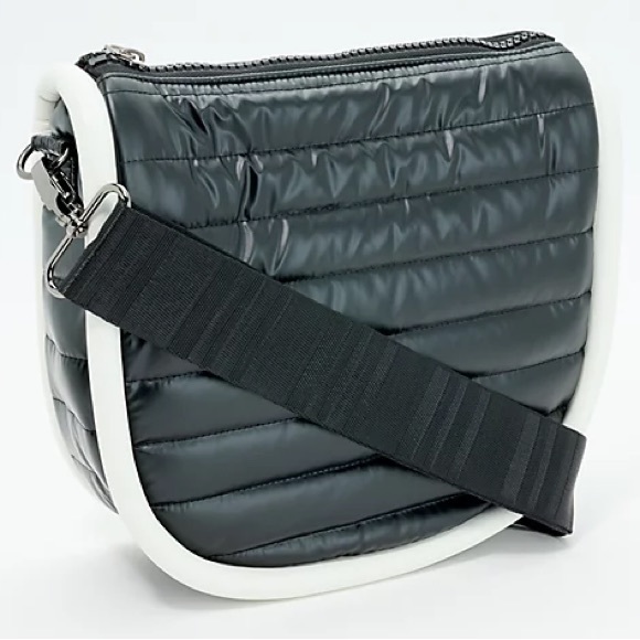 THINK ROYLN | Bags | Think Royln Audrey Vl Trim Crossbodypearl Black ...